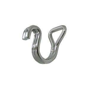 【商品詳細】●ステンレス製でさびにくく、耐久性に優れます。●ベルトなどの連結金具として。●端末の金具のジョイントに。●D(mm)：7●L(mm)：65●W(mm)：47●H(mm)：48●R(mm)：12.5●吊下荷重(N/kgf)：441...