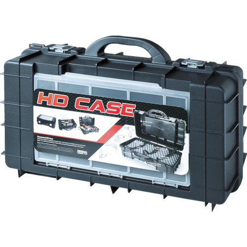 【商品詳細】●フタに小物入れが付いています。●ポリウレタンフォームと鋼板が入っており、収納物を保護します。●ストラップ付きで収納物を固定します。●色：ブラック●外寸(mm)間口×奥行×高さ：597×377×240●有効内寸(mm)間口×奥行...