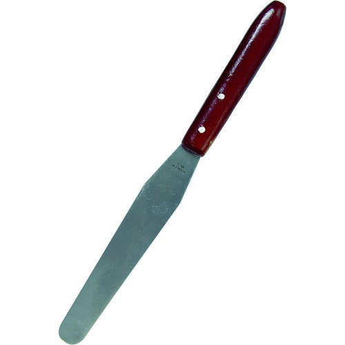 【商品詳細】●適度なしなり具合により作業が効率良くこなせます。●接着剤、コーキング剤の塗りこみに。●全長(mm)：195●刃幅(mm)：13●刃厚(mm)：0.3●刃長(mm)：110材質/仕上●刃:ステンレス●柄:木原産国台湾JANコード...
