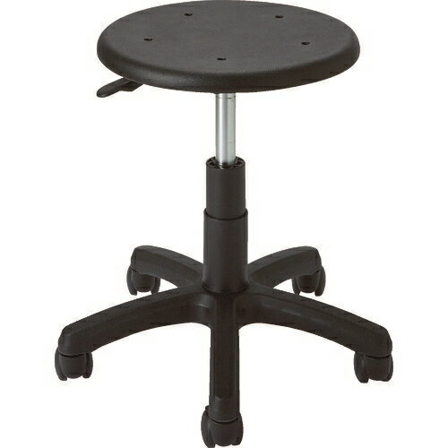 【商品詳細】●優れた導電性・制電性を発揮する作業チェアです。●座には高密度のウレタンを使用しているため快適な座り心地です。●帯電した静電気を逃がすアースチェイン付です。●色：ブラック●座幅(mm)：340●座奥行(mm)：340●座高(mm...