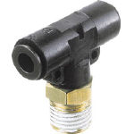 【メーカー型番】12R-03MT【JANコード】4537327001473【ブランド】チヨダ【特徴】●用具不要のワンタッチ着脱。●チューブへの傷がつきにくいロック構造。【用途】【仕様】●適合チューブ外径D(mm):12×12●接続口径:R3...