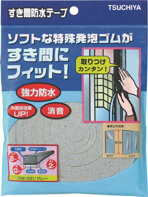 【メーカー型番】SBE-001【JANコード】4582277390092【ブランド】槌屋　【特徴】●クッション性、止水性に優れたEPDM基材の緩衝材です。●耐久性、耐候性に優れます。【用途】●ドア・シャッター・雨戸などの衝撃の吸収やすき間ふ...