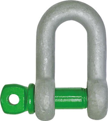 【メーカー型番】GPS-1.5T【JANコード】4562156826256【ブランド】大洋　【特徴】●溶融亜鉛メッキを施した軽量でコンパクトなシャックルです。【用途】●荷役作業、多目的連結金具として。【仕様】●基本使用荷重(t):1.50●...