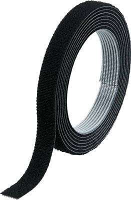 【メーカー型番】MKT-1015-BK【JANコード】4989999098525【ブランド】TRUSCO 　【特徴】●片面にプラスチックフック・片面に織物ループの付いた両面タイプのマジックテープ[[(R)]]です。●プラスチックフックのため...