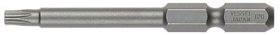 【メーカー型番】VT40110【JANコード】4907587062833【ブランド】ベッセル【特徴】●自動車関連で多く使われるトルクス[[（R）]]ねじ専用ビットです。【用途】【仕様】●刃先:T40●全長(mm):110●硬さ:-●呼称:V...