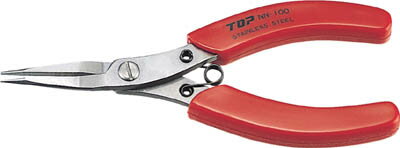 【メーカー型番】NN-100N【JANコード】4975180885289【ブランド】TOP【特徴】●精密作業に最適です。●サビにくいステンレス製です。●特殊グリップで作業性が高まります。●ステンレス製ですので、さびにくく、耐摩耗性に優れてい...