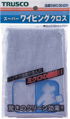 【メーカー型番】SWC-30GY【JANコード】4989999365429【ブランド】TRUSCO 　【特徴】●洗剤を使わずに汚れを拭き取るミクロの繊維が生んだウエスです。●繰り返し洗濯しても効果はほとんど変わりません。●強い長繊維でできて...