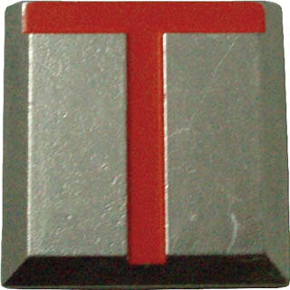 【メーカー型番】TCL-13【JANコード】4989999249200【ブランド】TRUSCO 　【特徴】●測量標識のポイントに使用します。●埋め込み式、取り付けボルト3本付です。【用途】●測量標識のポイントに。【仕様】●縦(mm):50●...