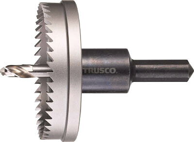 【メーカー型番】TE66【JANコード】4989999819816【ブランド】TRUSCO 　【特徴】●引っ掛かりのない安全設計で鉄板の穴あけに最適です。●鉄板、亜鉛鉄板、ブリキなどの穴あけに最適です。●電気ドリル専用です。【用途】●被削材...