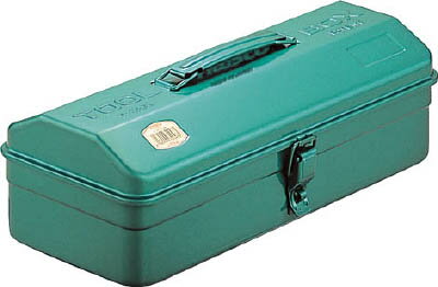 【メーカー型番】Y-350-GN【JANコード】4989999700473【ブランド】TRUSCO 　【特徴】●ハードな使用に耐える頑丈なプレス一体型です。●内部で工具が盛り上ってもフタが凸状になっているのでらくらくフタが閉まる便利な設計で...