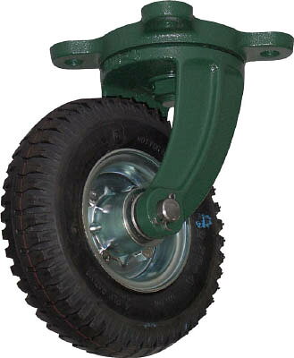 【メーカー型番】OARJ-223【JANコード】4989999081404【ブランド】TRUSCO 　【特徴】●空気圧のクッションにより凸凹のある床面に対して衝撃を和らげます。【用途】【仕様】●取付座A×B(mm):163×163●車輪径D...