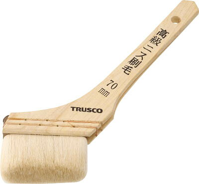 【メーカー型番】TPB-423【JANコード】4989999416480【ブランド】TRUSCO 　【特徴】●仕上げ塗りに最適です。【用途】●油性、ニス用。【仕様】●刷毛幅(mm):70●毛丈(mm):35●全長(mm):220●玉厚(mm...