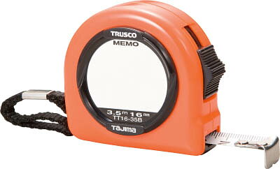 【メーカー型番】TT16-35B【JANコード】4989999018257【ブランド】TRUSCO 　【特徴】●メモができるメモプレート付です。●ベルト止金具付です。●裏面でも測定可能な、両面目盛仕様です。●吊り下げ収納に便利なショートスト...