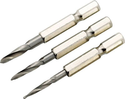 【メーカー型番】ETK-3SS【JANコード】4975180583703【ブランド】TOP【特徴】●六角軸シャンクで電動ドリルにワンタッチで取り付け可能です。●X型シンニング加工が施されており刃先が逃げません。●木材、竹、アルミサッシの下穴...