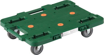 【メーカー型番】MPB-600-GN【JANコード】4989999185690【ブランド】TRUSCO 　【特徴】●縦横方向に連結が可能です。（横連結はオール自在キャスター仕様のみ）●スタッキング可能です。●荷台は堅牢なリブ構造です。●薬品...
