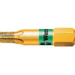 【メーカー型番】66106【JANコード】4013288034069【ブランド】Wera【特徴】●専用のビットホルダ(053923）と併用することで、2つのトーション(バイトーション)が作用し、ビットの長寿命化を実現しています。●ダイヤモン...