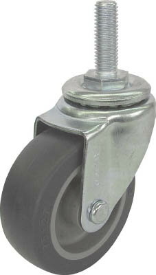 【メーカー型番】TYST-75EL【JANコード】4989999176124【ブランド】TRUSCO 　【特徴】●走行音が静かで、床にスリップ痕が付きません。●床面を汚しません。【用途】【仕様】●許容荷重(kgf):51●車輪径D(mm):...