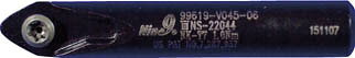 【メーカー型番】99619-V060-06【JANコード】4526587367122【ブランド】Nine9【特徴】●チップデザインが特殊形状のため高寿命です。●独創的なチップデザインとコーティングで高速加工が可能です。【用途】●CNC複合旋...