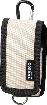 【メーカー型番】TCTC1202-BG【JANコード】4989999033076【ブランド】TRUSCO 　【特徴】●超はっ水加工です。●カラビナ付（アルミ製）です。●現場で使用する携帯電話の収納に最適です。【用途】【仕様】●幅(mm):7...