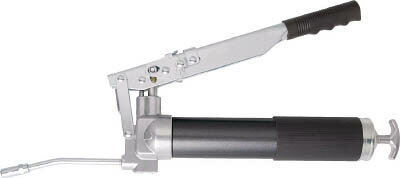 【メーカー型番】TGS-400WH【JANコード】4989999211320【ブランド】TRUSCO 　【特徴】●高圧／高吐量両用手詰めタイプです。【用途】【仕様】●ノズル長さ(mm):170●油槽径(mm):56.4●全長(mm):401...