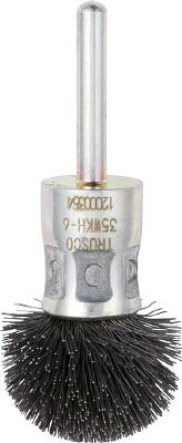 【メーカー型番】35WKH-6【JANコード】4989999148923【ブランド】TRUSCO 　【特徴】●底面方向および、側面方向同時に研磨できます。●自動機、ボール盤など、回転工具に取り付けて使用します。【用途】●各種金属のサビ、汚れ...