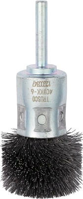 【メーカー型番】40WKK-6【JANコード】4989999148985【ブランド】TRUSCO 　【特徴】●底面方向および、側面方向同時に研磨できます。●自動機、ボール盤など、回転工具に取り付けて使用します。【用途】●各種金属のサビ、汚れ...