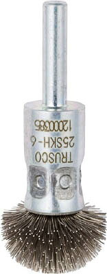 【メーカー型番】25SKH-6【JANコード】4989999149166【ブランド】TRUSCO 　【特徴】●底面方向および、側面方向同時に研磨できます。●自動機、ボール盤など、回転工具に取り付けて使用します。【用途】●各種金属のサビ、汚れ...