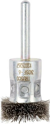 【メーカー型番】30SF-6【JANコード】4989999199512【ブランド】TRUSCO 　【特徴】●ブラシが側面を向いているため止まり穴にある交差穴だけを重点的に研磨することができます。●側面方向の研磨ができます。●ブラシがクッショ...