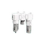 【メーカー型番】C6500-25-W-F【JANコード】4547431024350【ブランド】CKD【特徴】●フィルター・レギュレーター・ルブリケータの3点を一体化した省スペースタイプです。●ボディに圧力計を埋め込み、スッキリしたデザインに...
