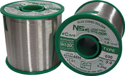 【メーカー型番】SN100C-030-10【JANコード】4571117850353【ブランド】スペリア【特徴】●無洗浄タイプヤニを使用しています。●人体に有害な鉛を含まず地球環境に優しいSn/Cu/Ni系はんだです。●流動性が良好です。【...