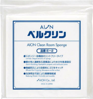 【メーカー型番】E-2【JANコード】4540104422323【ブランド】AION【特徴】●親水性と連続多孔質構造による毛細管現象により水分を高速吸収します。●微細気孔により効率的にゴミをキャッチします。●スポンジ一体構造のリントフリータ...
