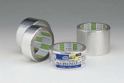 【メーカー型番】J3050【JANコード】4904140790509【ブランド】ニトムズ【特徴】●高い強度があり貼りやすいアルミガラスクロステープです。●粗面にも良くなじみ、引っ張り強度にも優れています。【用途】●空調ダクトのシール。●保温...