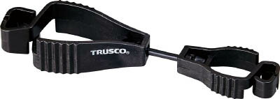 【メーカー型番】TGCC-01【JANコード】4989999241990【ブランド】TRUSCO 　【特徴】●手袋やタオルなどを挟んで腰ベルト等に簡単に引っ掛けておくことができます。【用途】【仕様】●色:ブラック【材質／仕上】●ポリアセター...