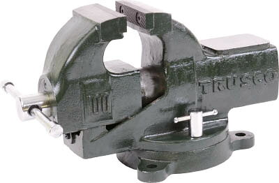 【メーカー型番】TSRV-100【JANコード】4989999261127【ブランド】TRUSCO 　【特徴】●強力丸胴タイプバイスは強靭なダクタイル鋳鉄製で、耐久力があります。●回転台付で平行360°回転できます。●アンビル機能付です。【...