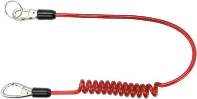 【メーカー型番】SFC-610R【JANコード】4975180947901【ブランド】TOP【特徴】●コード径6mmの超太タイプで、肉厚・両引掛け式ナスカンで強度抜群です。【用途】●工具類の落下防止用。【仕様】●自然長(mm):600●最大...