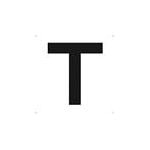 【メーカー型番】TAEH-T【JANコード】4989999321852【ブランド】TRUSCO 　【特徴】●屋内外使用可能です。●通り芯表示板に使用可能です。●庫内等のゾーン分け、目印にも便利です。【用途】【仕様】●表示内容:英字「T」　白...