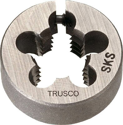 【メーカー型番】T25D-7/16UNF20【JANコード】4989999316575【ブランド】TRUSCO 　【特徴】●調整ねじ付なので寸法調整ができます。●ねじ山を修正する時にも使用できます。【用途】●被削材:鉄、軽金属。●おねじ加工...