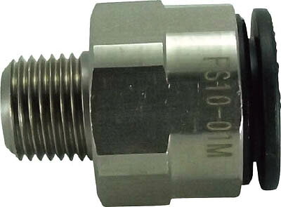【メーカー型番】FS10-01M【JANコード】4537327045019【ブランド】チヨダ【特徴】【用途】【仕様】●適合チューブ外径D(mm):10●接続口径:R1/8●質量(g):14.9●使用流体:空気、水●流体温度:-5〜60℃(空...