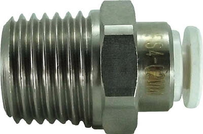 【メーカー型番】FS4-02MW【JANコード】4537327045927【ブランド】チヨダ【特徴】【用途】【仕様】●適合チューブ外径D(mm):4●接続口径:R1/4●質量(g):15.2●使用流体:空気、水●流体温度:-5〜60℃(空気...