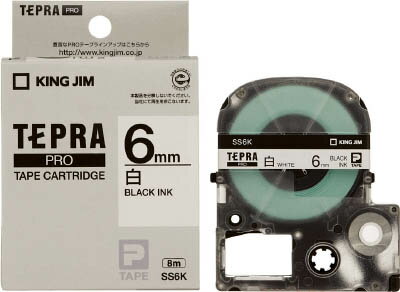 【メーカー型番】SS-6K【JANコード】4971660762200【ブランド】キングジム 【特徴】【用途】【仕様】●テープ幅(mm):6●テープ色:白●テープ長さ(m):8●エコマーク認定品【材質／仕上】【セット内容／付属品】【注意】【原...