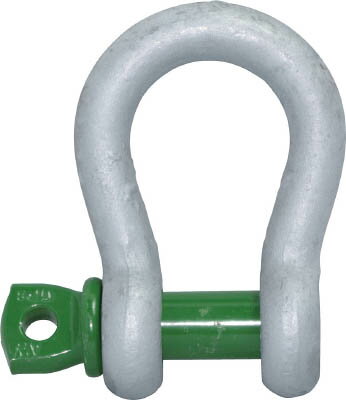 【メーカー型番】GPB-3.25T【JANコード】4580159590608【ブランド】大洋　【特徴】●溶融亜鉛メッキを施した軽量でコンパクトなシャックルです。●ワイヤロープを2本掛けした時の取りあいで、ワイヤ同士が重なりにくいO字形状をし...