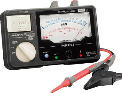 【メーカー型番】IR4011-10【JANコード】4536036000012【ブランド】HIOKI 【特徴】●先端長が35mmのテストリード（9787）が付属しています。●1mの落下にも耐える頑丈設計です。（ドロッププルーフ）●危険な電圧の...