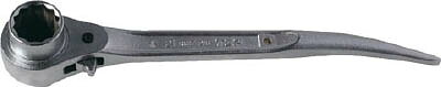 【メーカー型番】RG-17X19S【JANコード】4975180376305【ブランド】TOP【特徴】●正逆は切り替え爪式です。●大径サイズを締める時に力をかけやすい形式です。●ソケット部はナットが貫通しない安全設計です。●シノ部は番線を巻...