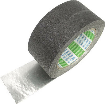 【メーカー型番】AS-127BOX-100B【JANコード】4953871102334【ブランド】日東　【特徴】●階段、スロープなどの滑りやすい箇所や危険を伴う作業場でのスリップを防ぐテープです。●アルミ基材なので、凹凸面に追従します。●優...