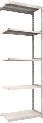 【商品詳細】●ボルトを1本も使用していないボルトレス構造で、分解・組み立て作業が簡単で、作業時間を大幅に短縮できます。●棚の段変更が、50mmピッチで、自由に調整、変更ができます。●高さ、奥行が同じであれば、増結することができます。また、支...