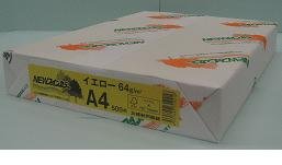 【商品説明】北越紀州製紙NEWファインカラーA4(500)イエローコピー対応形状：カット用途：一般紙材質：普通紙枚数：500【送料について】沖縄、離島は送料を頂きます。