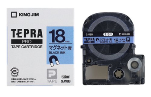 【商品説明】キングジムSJ18Bラベル幅：18mm幅カラー：青 黒文字長さ：1.5m対応機種：SR550/SR300/SR300TF/SR-PDP1/SR600/SR930/SR720/SR530/SR330/SR220/SR220RL/S...