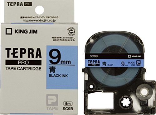 メーカー：キング品番：SC9BJANコード：4971660765706◆テプラPRO・カラーラベル（パステル） 青/黒文字　／　■　仕　様　■長さ：8m　カラーラベル（パステル） 青/黒文字　テープ幅：9mm　／メーカー型番 : SC9B長...