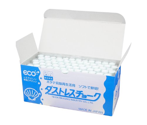 メーカー：ダストレス品番：DCC-72-WJANコード：4904085111711ソフトで鮮明！特殊コーティングで手も汚さないタイプのチョーク。●カラー／白●材質／炭酸カルシウム、ホタテ貝殻粉末●単位（入数）／1箱（72本入）●メーカー品番...
