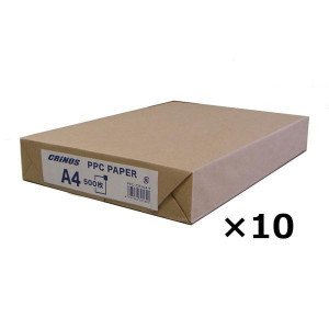 メーカー：日本クリノス品番：PPC-CRIA4WJANコード：4997962301824国産紙 A4 500枚 10束坪量約64g/m^2/紙厚91μm/ISO白色度約87%安心・信頼の国産PPCペーパー 品質が安定した日本製目にやさしい自...